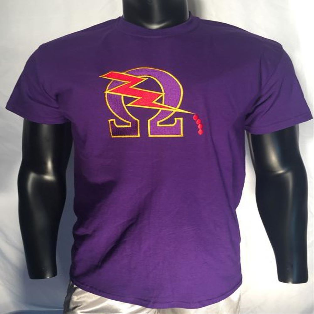 Omega Psi Phi Large Letter | Baldheadque LLC