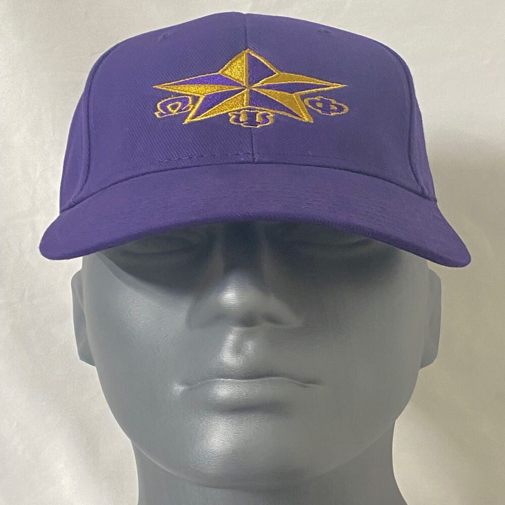 Sensational Omega Psi Phi STAR Cap | Baldheadque LLC